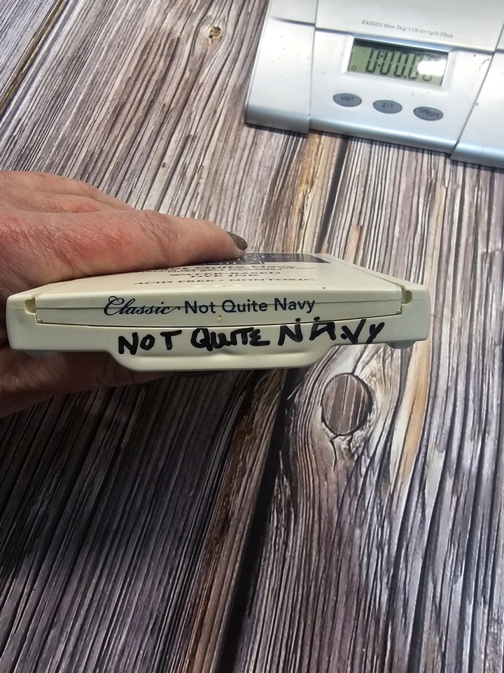 STAMPIN' UP! NOT QUITE NAVY Classic Ink pad & FULL REFILL Old Style ...