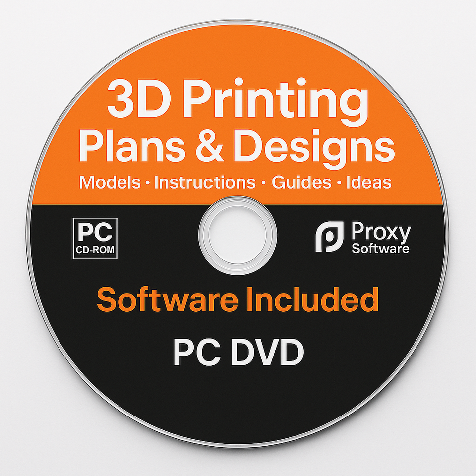 3D Printing Plans Designs Models Instructions Guides Ideas Software PC ...
