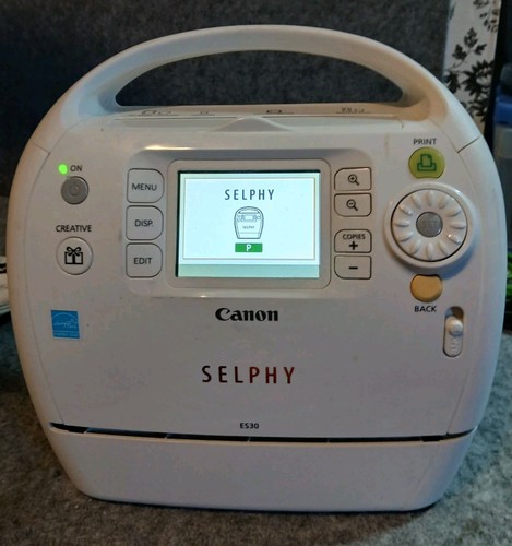 Canon SELPHY ES30 Compact Photo Printer – Works Great, Ink Installed ...