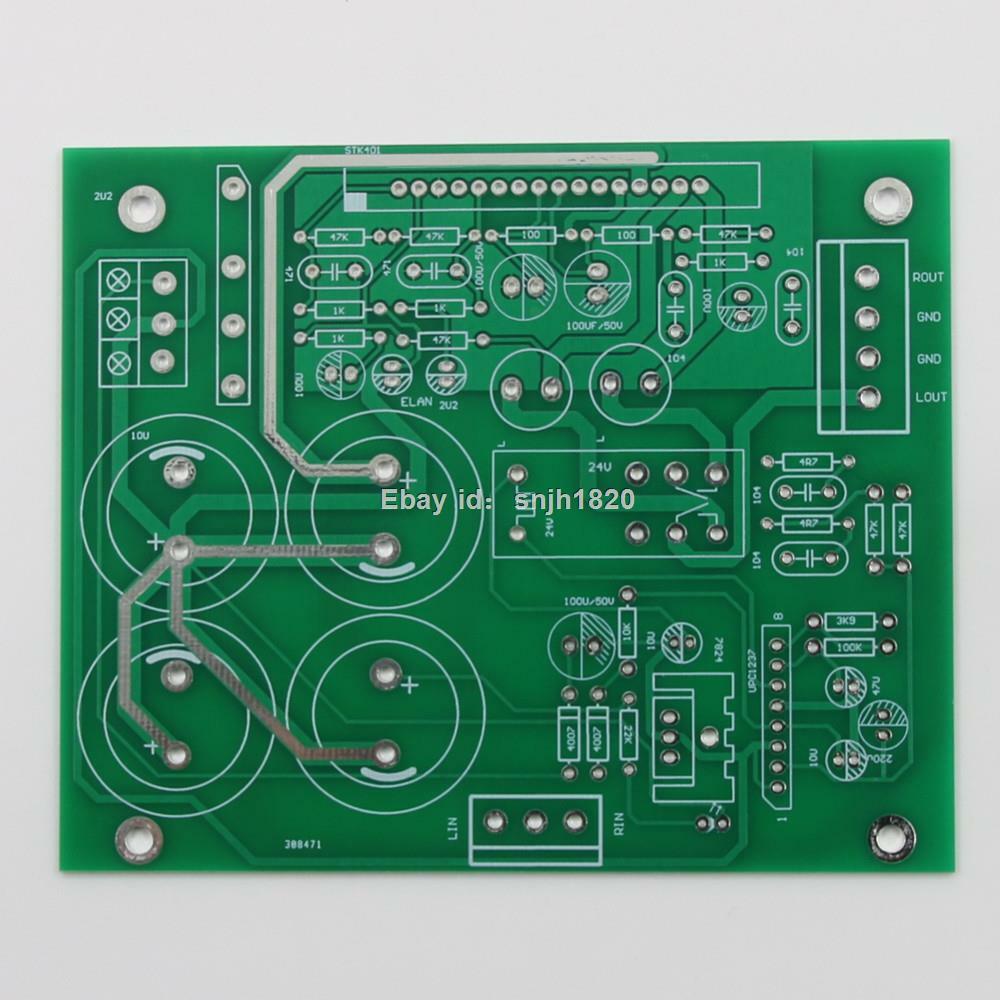 Hifi STK401-140/110 stereo AMP High power 120W *2/ 70W *2 amplifier ...