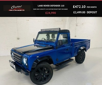 1970 Land Rover Defender 110 RARE HIGH CAPACITY 110 CUSTOM PICKUP PART ...