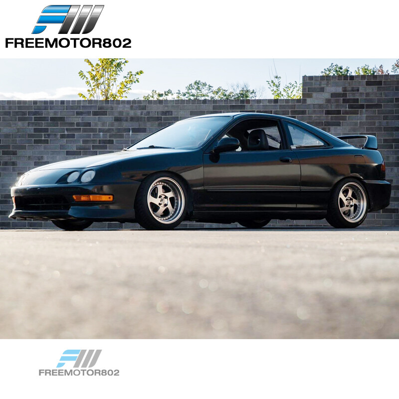 Fits 98-01 Acura Integra DC2 Type-R Style PU Black Front Bumper Lip ...