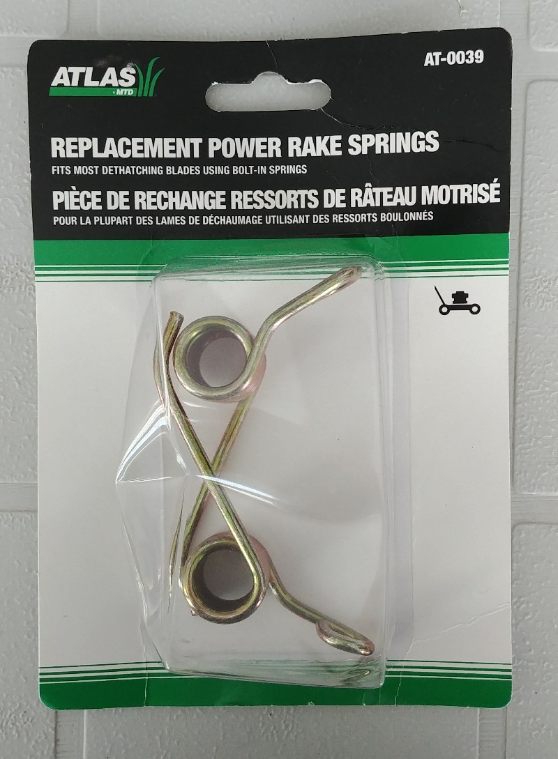 3 x Atlas. Lawnmower Replacement Power Rake Springs AT-0039 | eBay