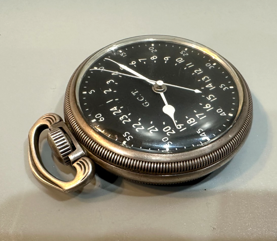 Hamilton 4992B WW2, 22 jewels US Military Navigation Silver Pocket ...