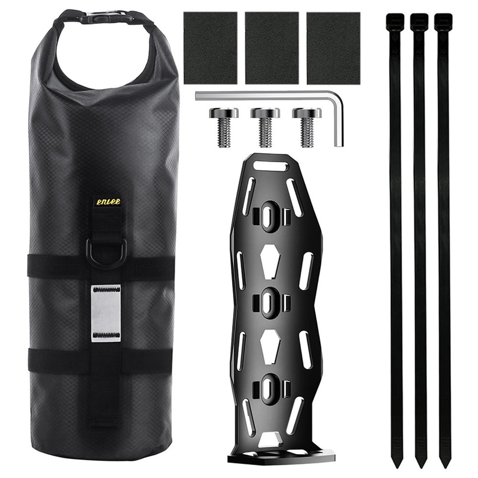 5L Bike Fork Bag Cycling Pack Waterproof Front Fork Bike Bag Reflective ...