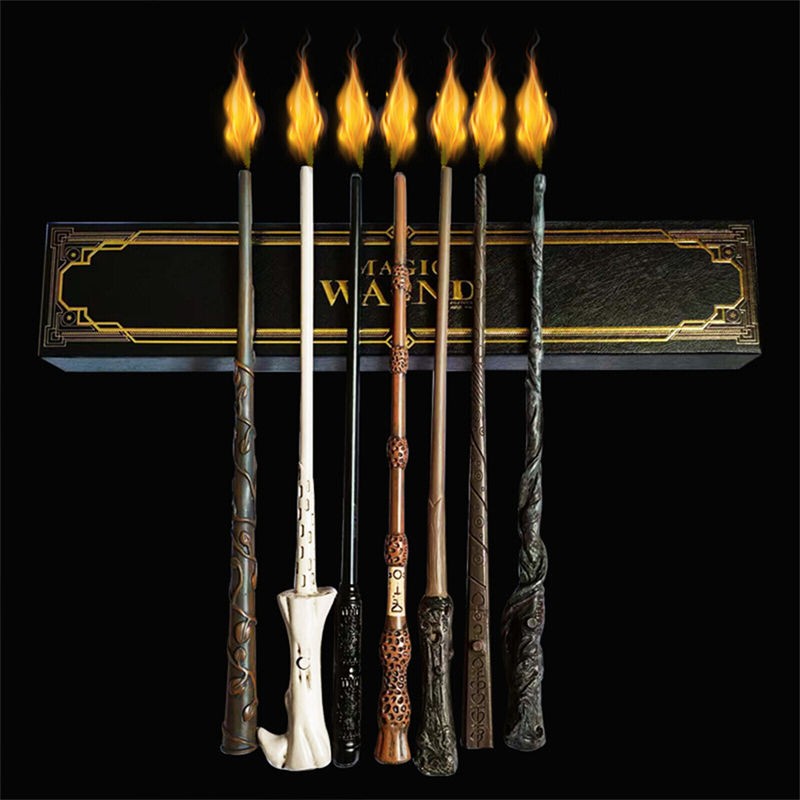 Harry Potter Magic Fire Wand Shooter Fireball Firing Wand Dumbledore ...