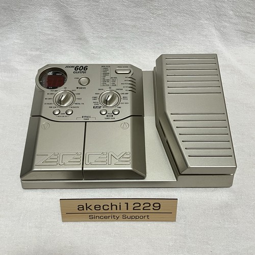 Zoom 606 Guitar Multi Effects Processor Pedal Tested Used w/ Box and ...