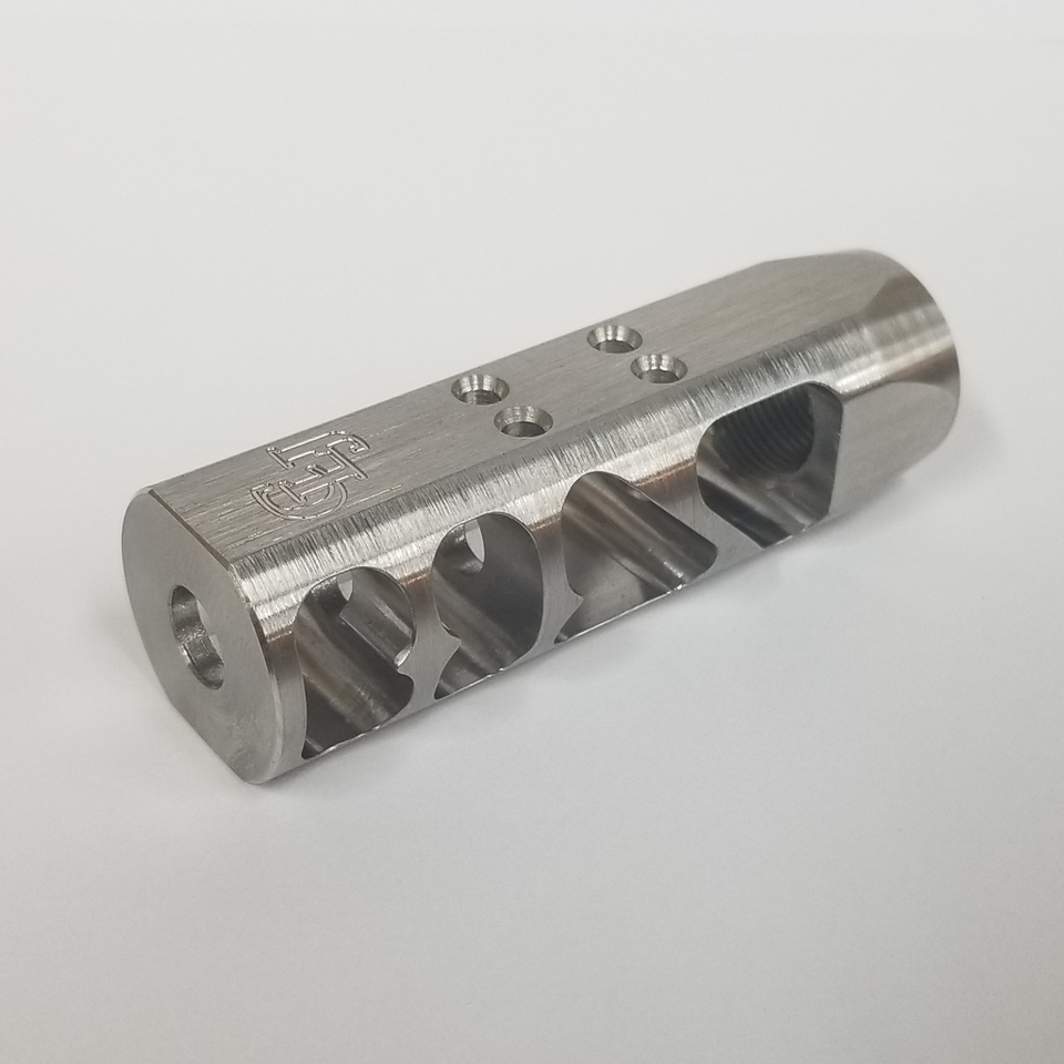 5/8-24, 7.62/.308 Recoil reducing compensator Stainless Steel | eBay