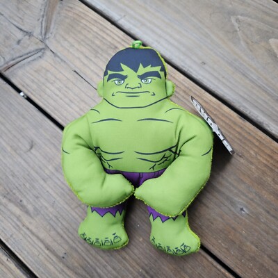 NWT Hulk Marvel Superhero Squad Sponge Plush Green Small Stuffed Bath ...