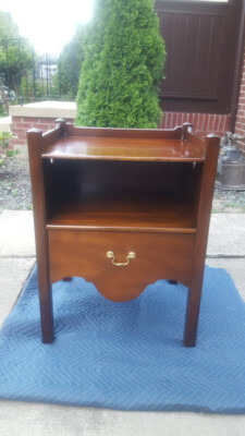 Kittinger Mahogany Chippendale Side Table | eBay