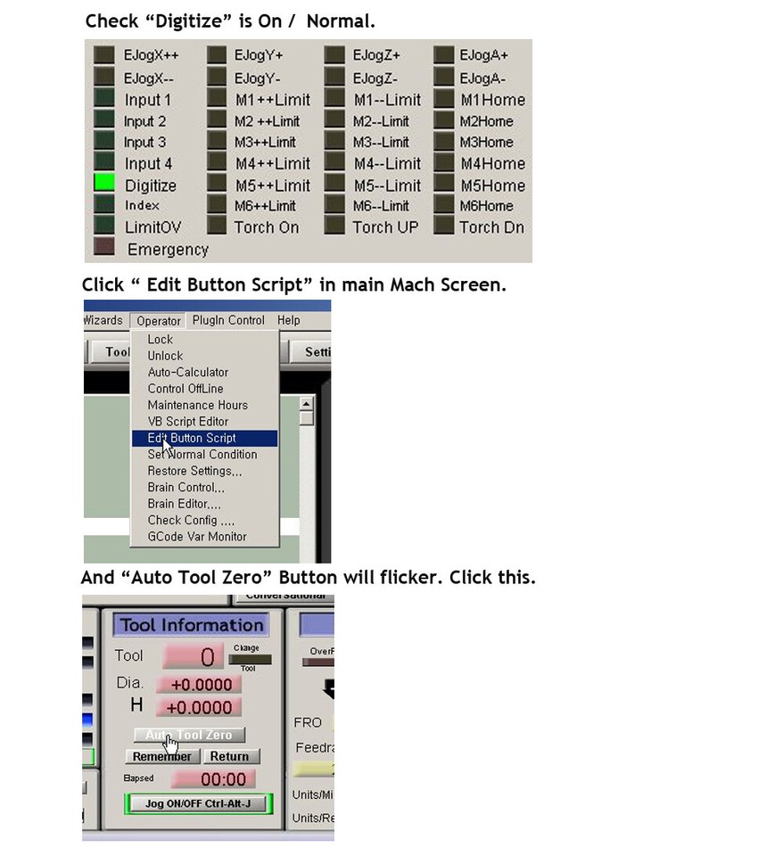 Auto Tool Zero Sensor, Mach3, Connection Checker, Cnc Tool Change ...