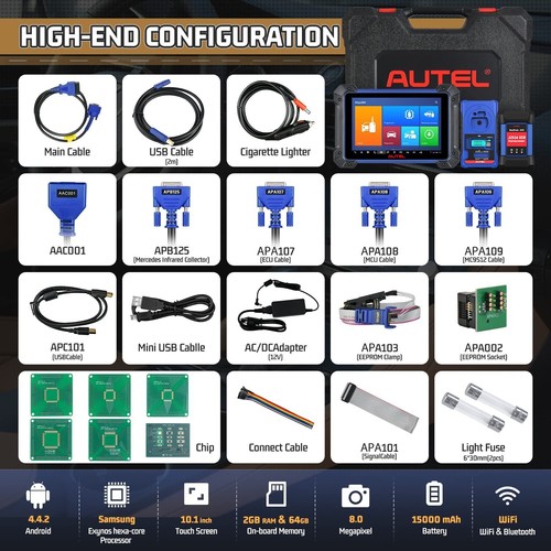 Autel MaxiIM IM608 PRO IMMO Key Programming Coding Diagnostic Scanner ...