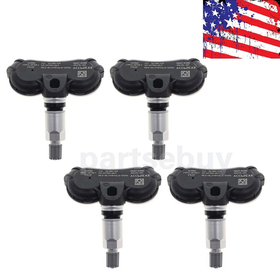 4pcs Tire Pressure Sensor TPMS 42607-0C080 For Toyota Tundra 5.7L V8 ...