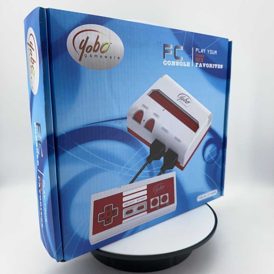 Yobo Fc Console Video Game System to play NES 8 Bit Nintendo Games Red ...