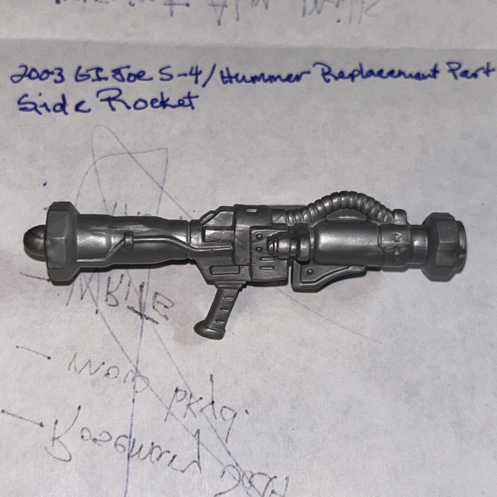 2003 G I Joe S-4/Hummer Side Rocket Replacement Part Original Passenger ...