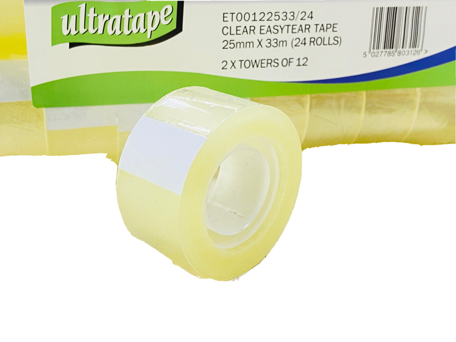 Two Rolls Cellotape Ultratape 19mm x 33 Metres Clear Sellotape Packing ...