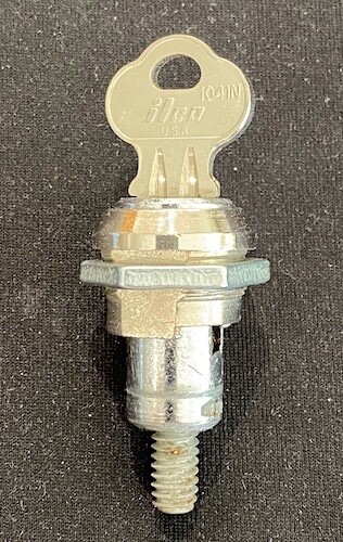 Original Lock, Key & Barrel for the Double Nugget Gum & Peanut Vending ...