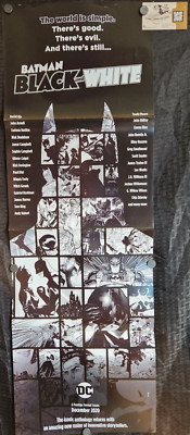 DC Batman Black and White Promo Poster | eBay