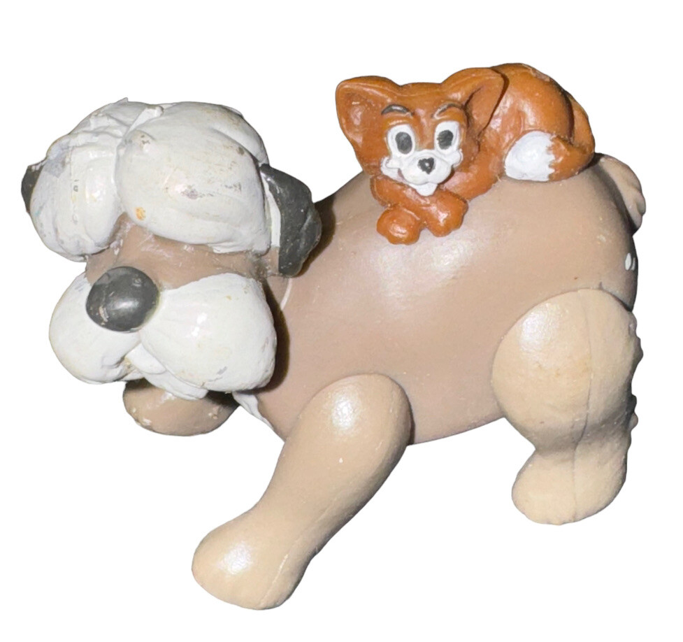 Vintage Disney 101 Dalmatians Colonel Dog & Sergeant Tibbs Cat Toy ...