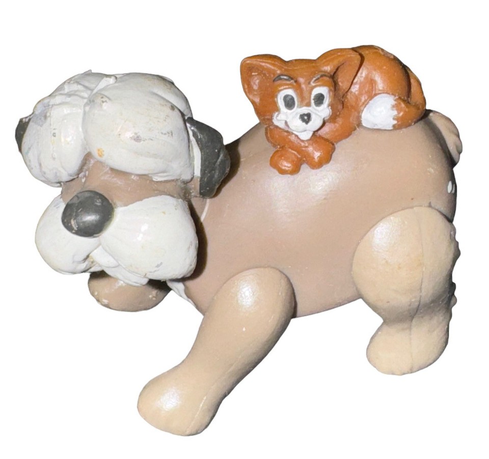 Vintage Disney 101 Dalmatians Colonel Dog & Sergeant Tibbs Cat Toy ...