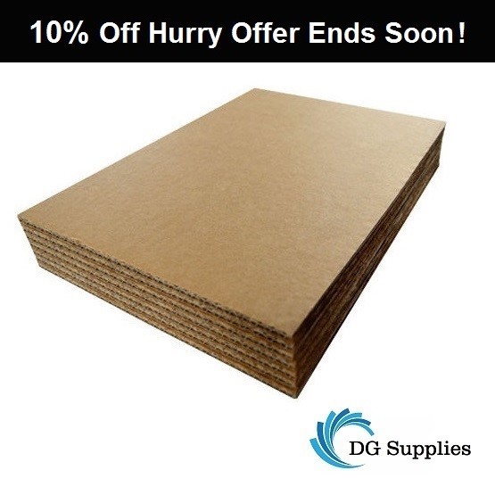 Brown Cardboard Corrugated Sheets Pads Divider Art Craft Board A5 A4 A3 ...