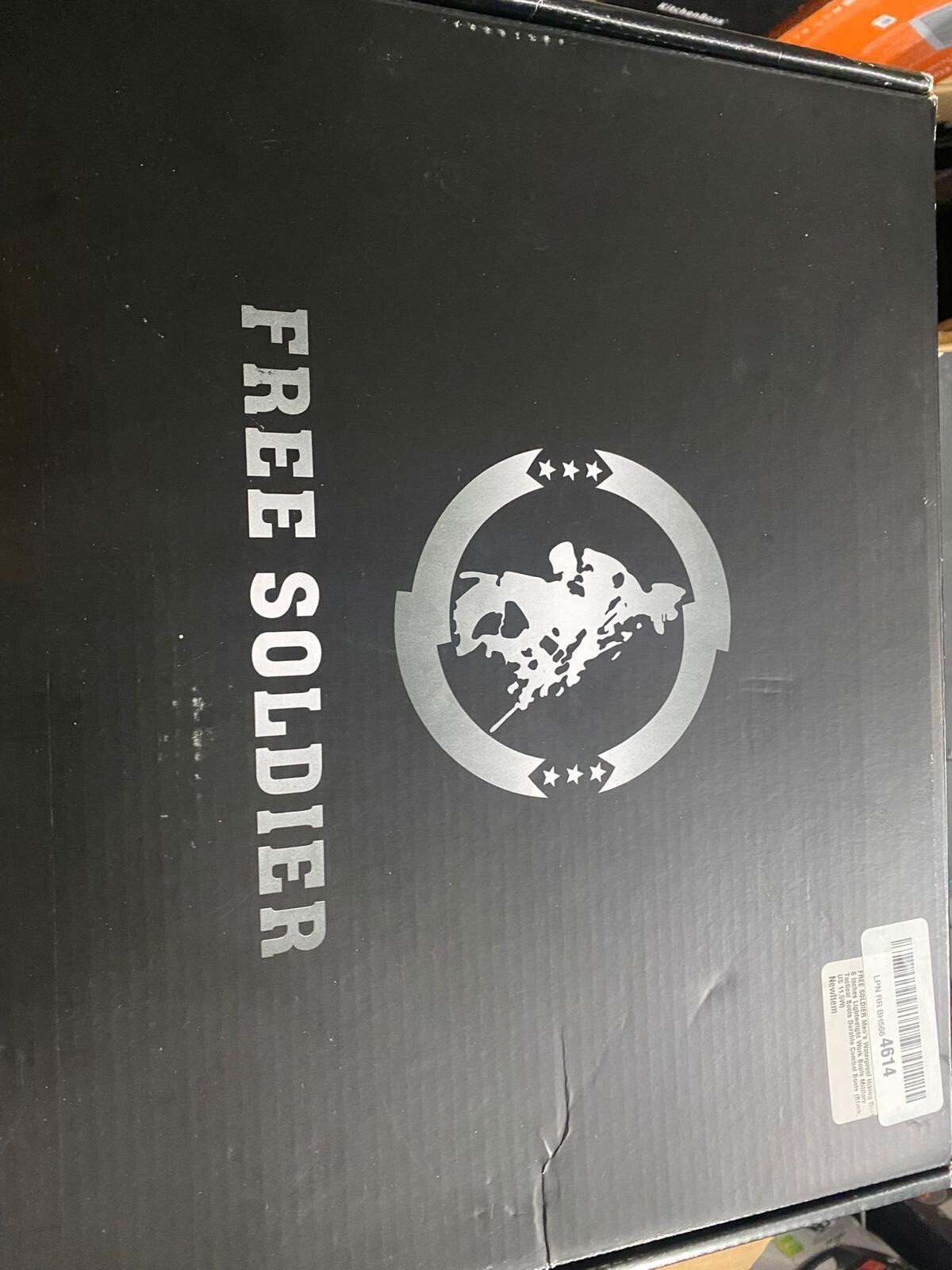 Free Soldier ACC0020 US Men's Waterproof Hiking Boots Tactical Work ...