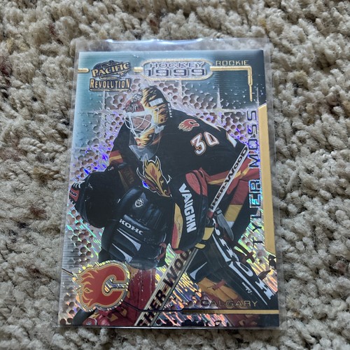 1998-99 Pacific Revolution Hockey #21 Tyler Moss Rookie RC Calgary ...
