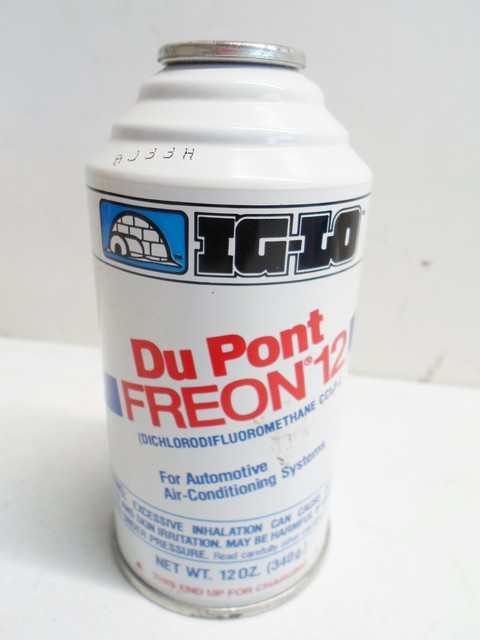 Ig-lo Dupont R12 Freon Automotive AC Refrigerant 5 Full 12oz Cans With ...
