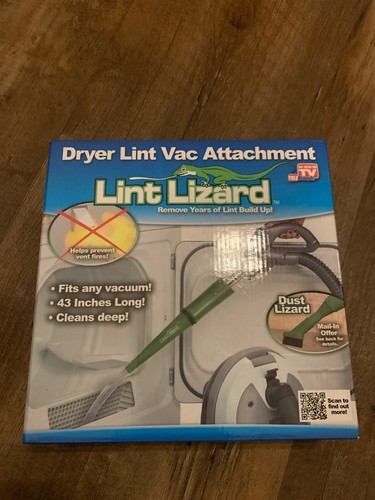 Lint Lizard Dryer Lint Vac Attachment NIB | eBay