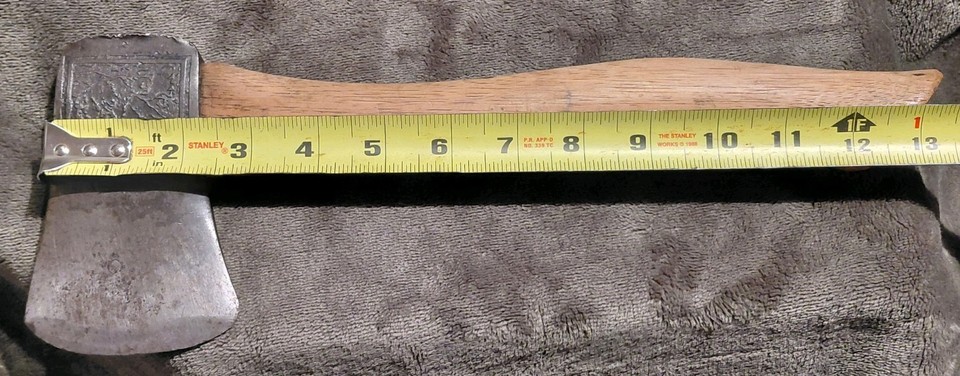 Clean Cut For Sportsmen Embossed Bear Single Bit Axe Head Hatchet | eBay