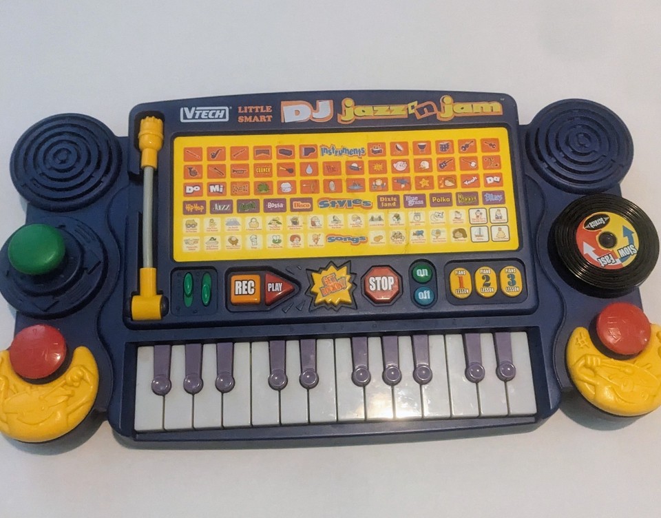Vtech Little Smart DJ Jazz n Jam Kids Keyboard Piano Music Toy Works ...