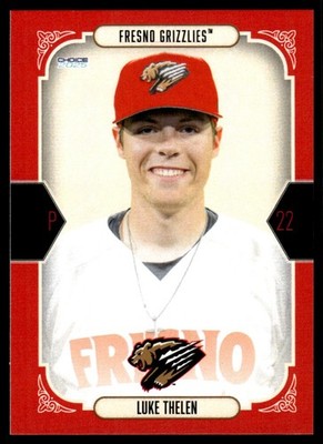 2025 Luke Thelen Choice Minor League Rookie RC Fresno Grizzlies | eBay