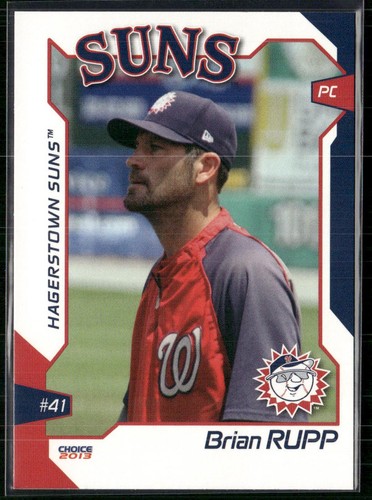 Brian Rupp 2013 Hagerstown Suns Team Set Card | eBay