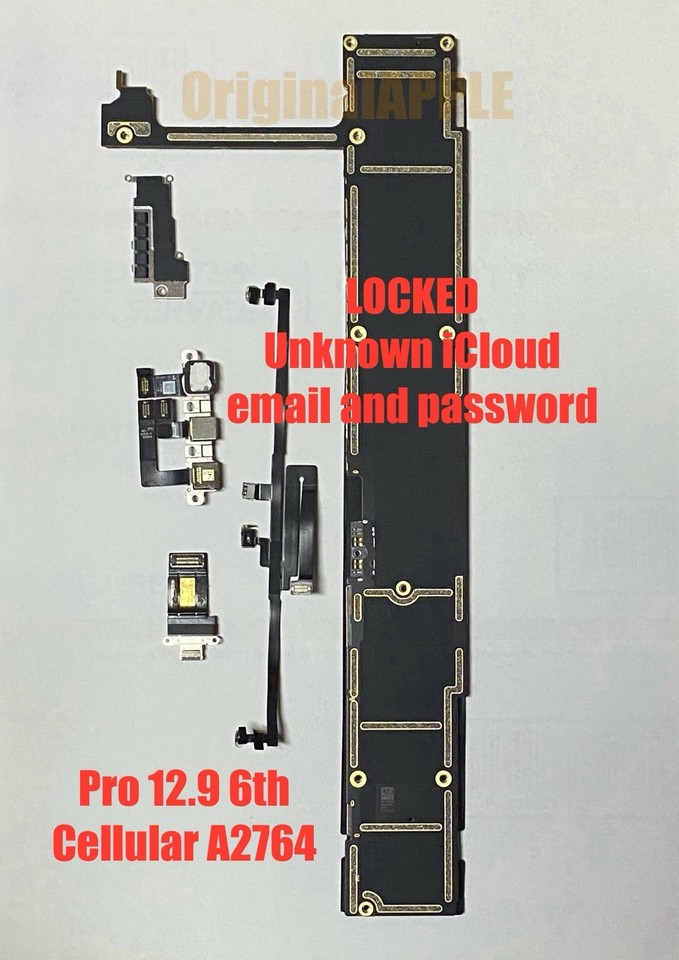 ( ISSUE) A2764 MainBoard Logic Main Board Apple iPad Pro 6 12.9 256GB ...