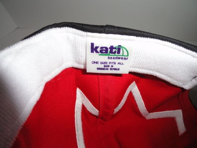 Marine Machine Red jagged edge embroidered baseball cap | eBay