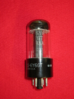 6Y6GT GENERAL ELECTRIC NEU Röhre geprüft GE Tube NEW Valve Valvula JAN ...