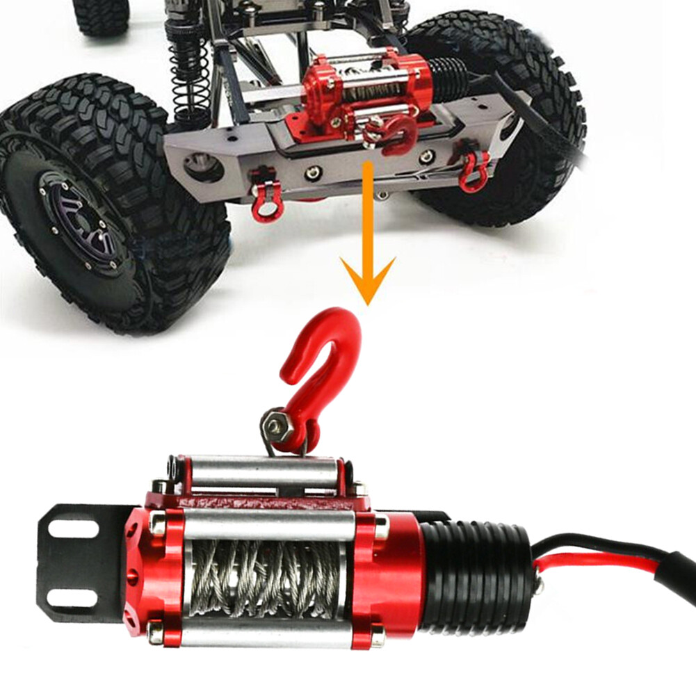 Wired Winch Toys Parts Electric RC Crawler Car Durable Simulated to ...
