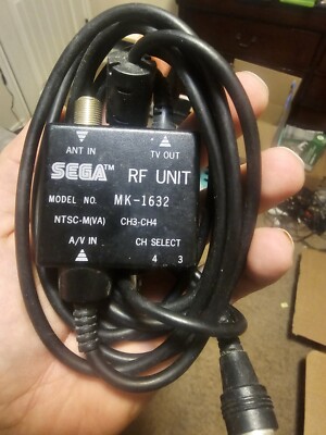 Sega Genesis OEM RF Unit MK-1632 AV Cable Adapter Switch for Model 2 ...