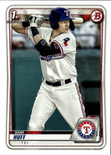 Sam Huff 2020 Bowman 1st #BP-33 Texas Rangers | eBay