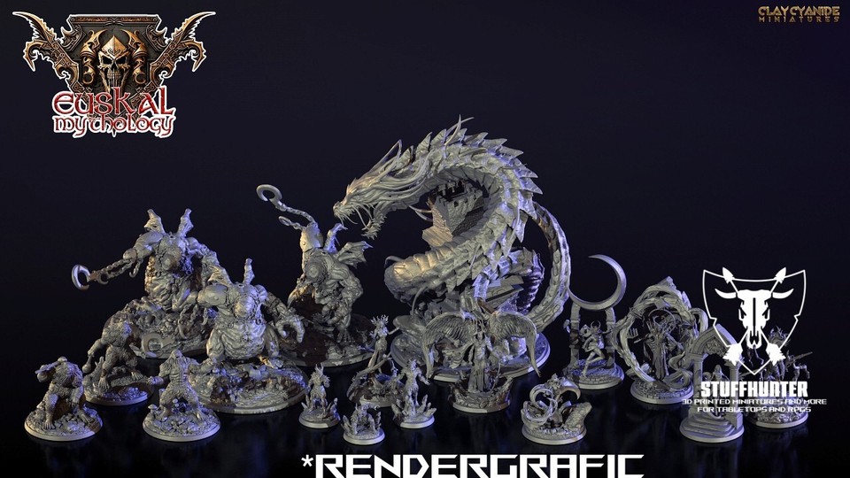 Mari - Basque Mythology - Tabletop Fantasy DnD Miniature RPG Wargaming ...