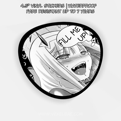 Fill Me Up Gas Tank Sticker v7 | Anime Vinyl Sticker Decal JDM | eBay