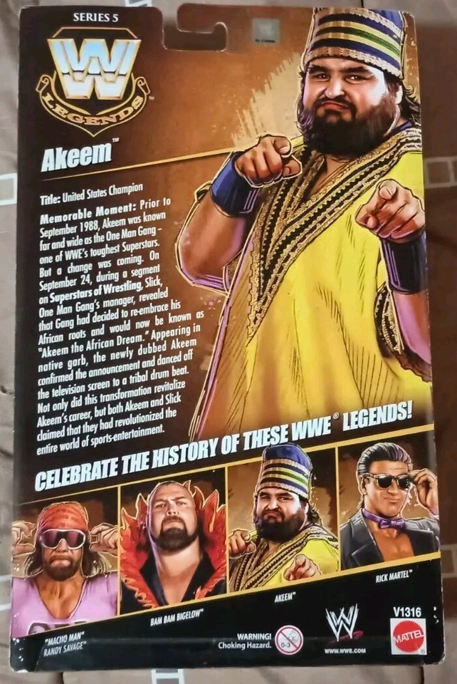 WWE Akeem The African Dream Action Figure | eBay
