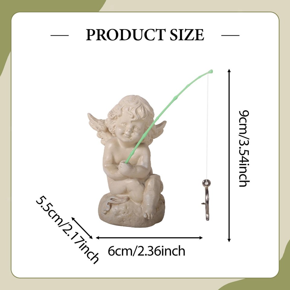 Cupid Figurine Tabletop Ornament Creative Resin Small Decorative Cute ...