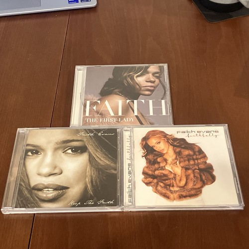 Lot of 3 Faith Evans CDs First Lady Keep the Faith Faithfully | eBay