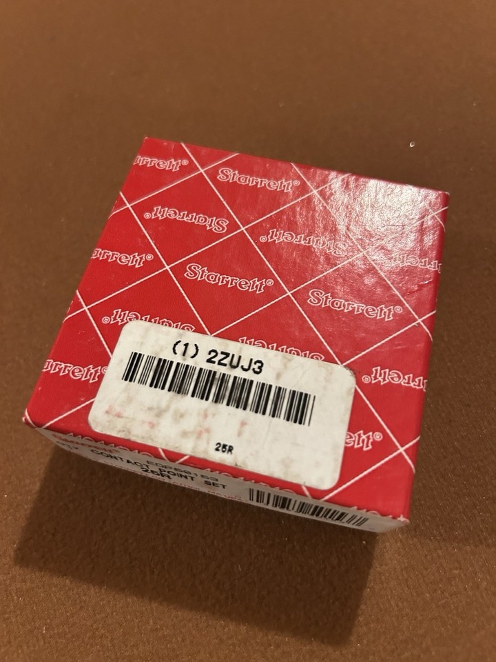 Starrett No. 25R Dial Indicator Contact Point Set , MINT | eBay