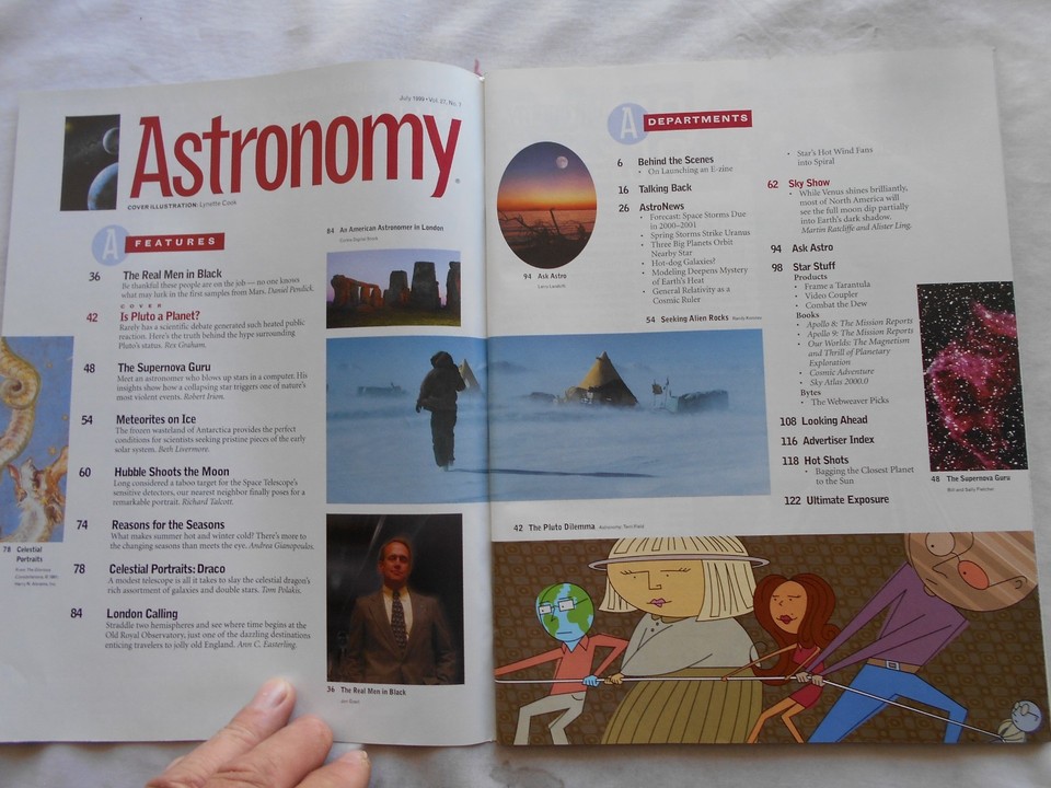 ASTRONOMY Magazine-JULY,1999 PLUTO | eBay