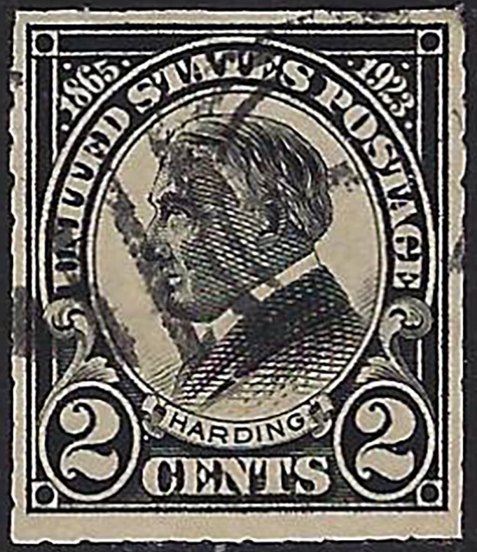 SC#611 - 2c Warren Harding Memorial Imperforate Used | eBay