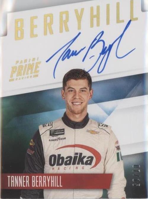 2019 Panini Prime - Prime Names Die-Cut Signatures Tanner Berryhill #TB ...