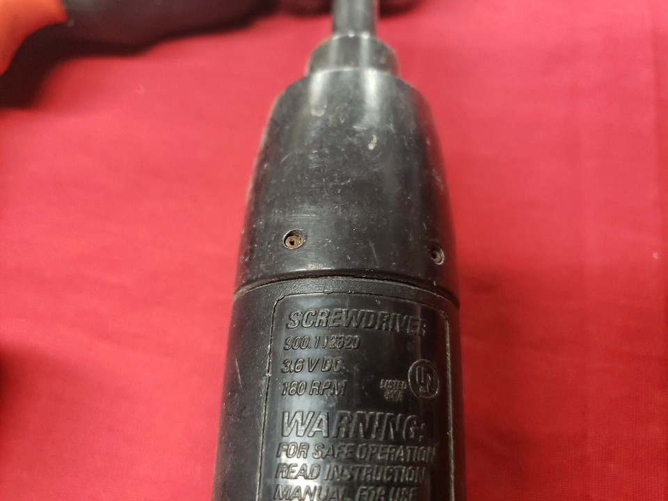 VERSAPAK / CRAFTSMAN TOOL LOT Black & Decker 7.2 Volt Cordless Drill ...