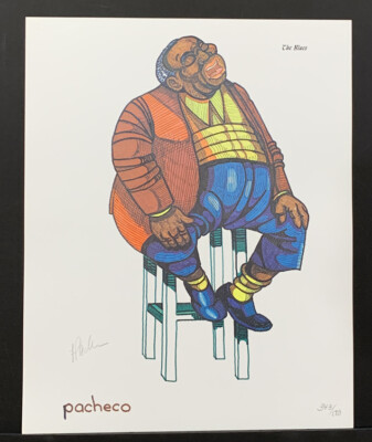Ferdie Pacheco Limited Edition Signed Unframed Print "The Blues" | eBay